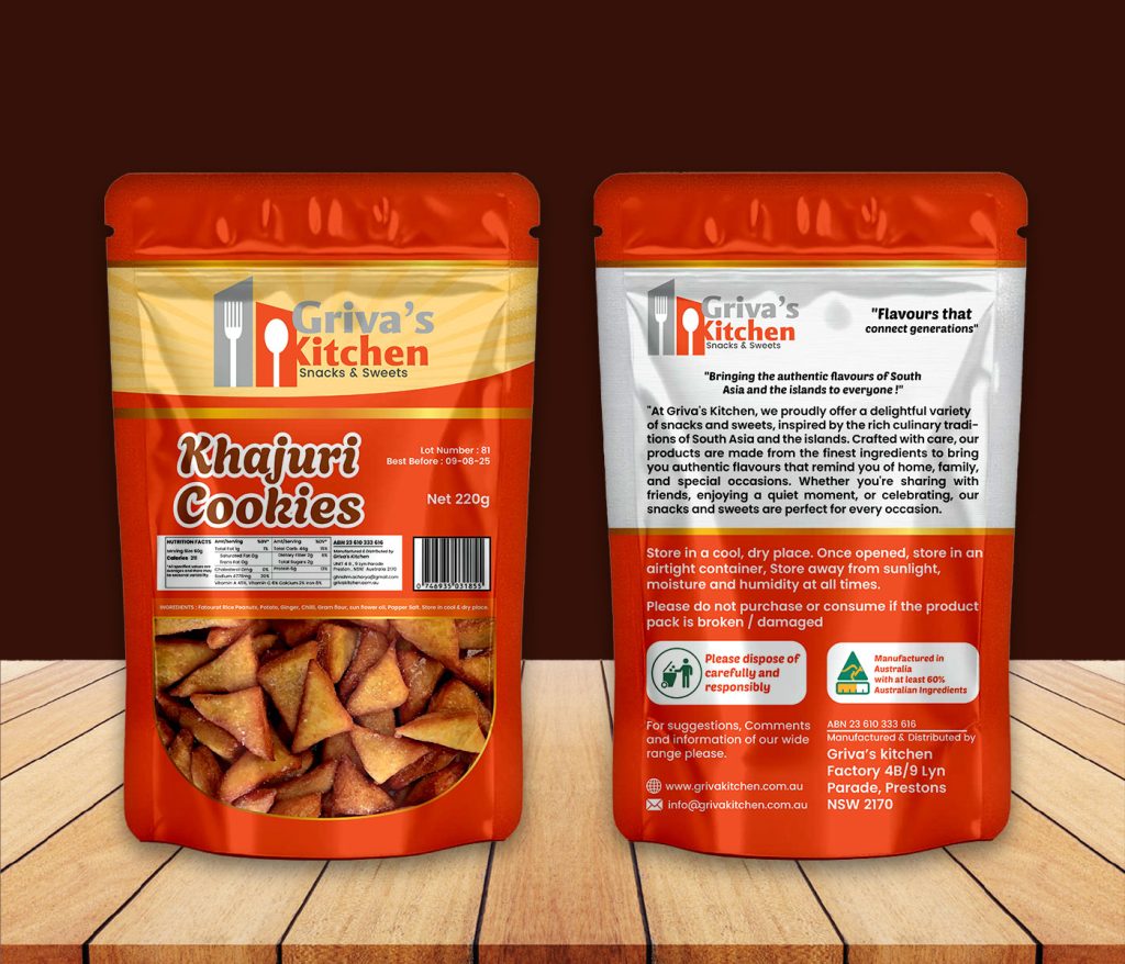 Khajuri Cookies - Griva's Kitchen
